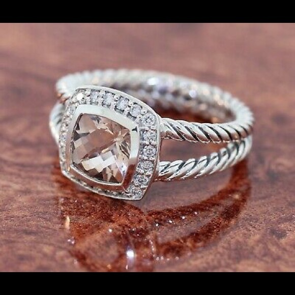 David Yurman | Jewelry | David Yurman Morganite Petite Albion Ring Size ...